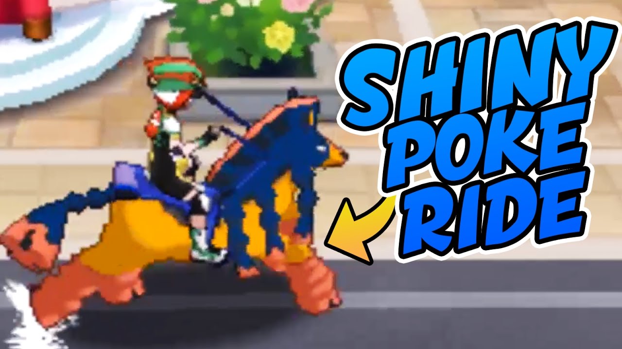 SHINY MUDSDALE POKE RIDE HACK IN SUN AND MOON! - YouTube