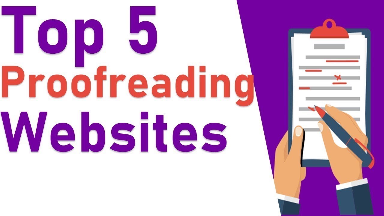 Best 5 Websites for Proofreading Online - YouTube