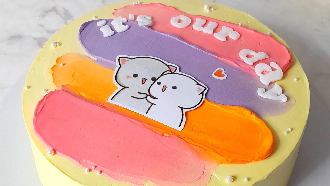 1 Pound Cute Cake Decoration - YouTube