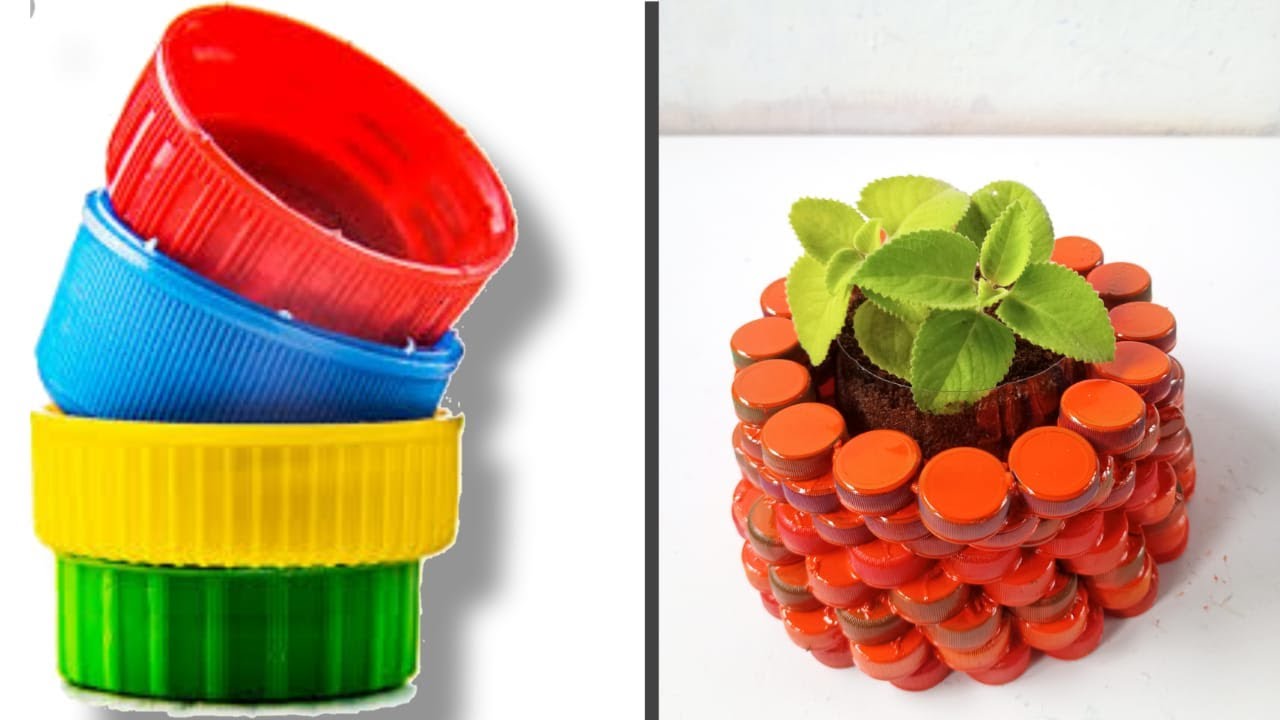 DIY How To Make Beautiful Plant Pots Plastic Bottles Caps Amazing DIY How To Make Beautiful Plant Pots Plastic Bottles Caps Amazing