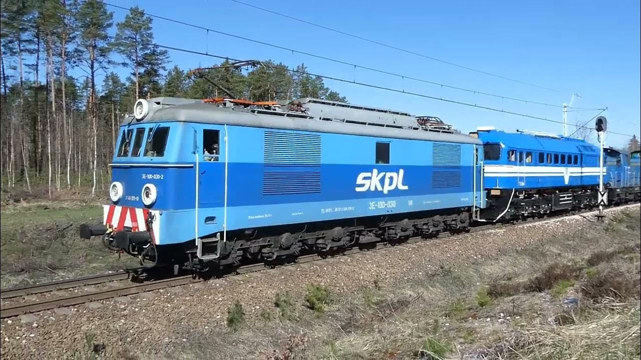 3E-100+ M62-104 VHID+ SM42-2317+S200-273. Ciekawy kwartet w Nowej Dębie - YouTube