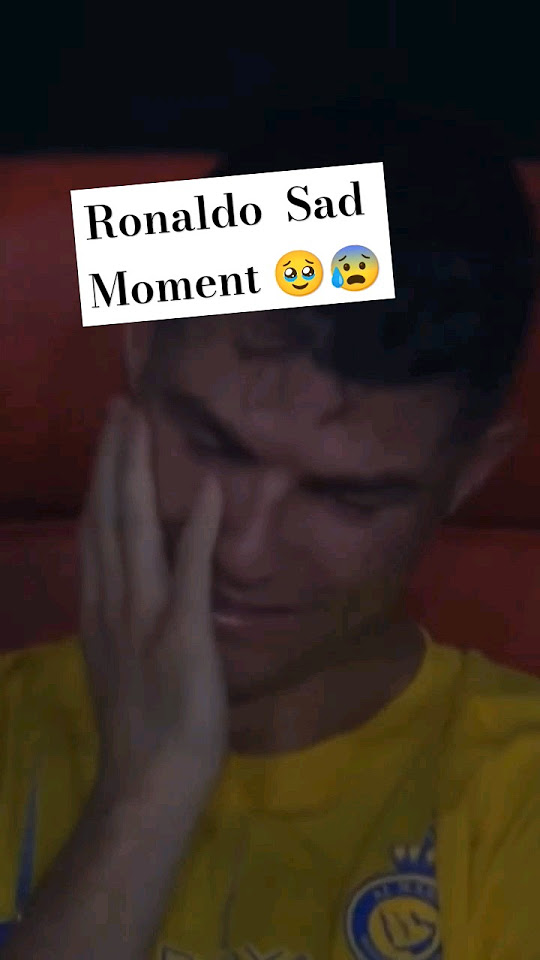 Cristiano Ronaldo Crying 😰🥹 Cr7 Cr7shorts Cr7fans Cristianoronaldo