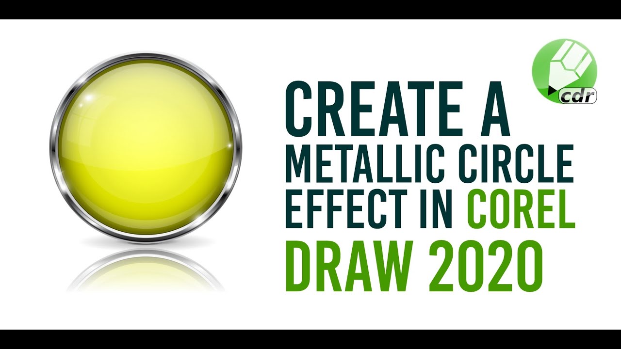 Create A Metallic Circle Effect in CorelDraw - YouTube