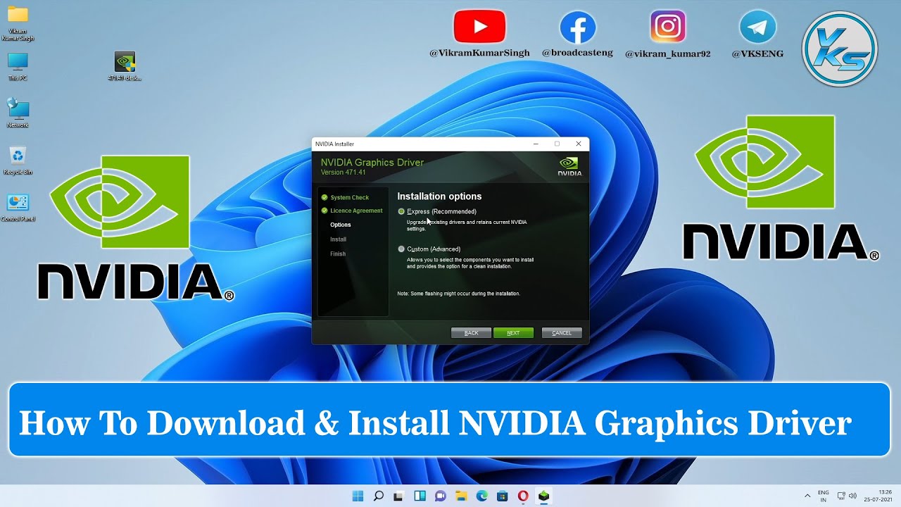 How To Download And Install Nvidia Graphics Driver in Windows 11/10 ...
