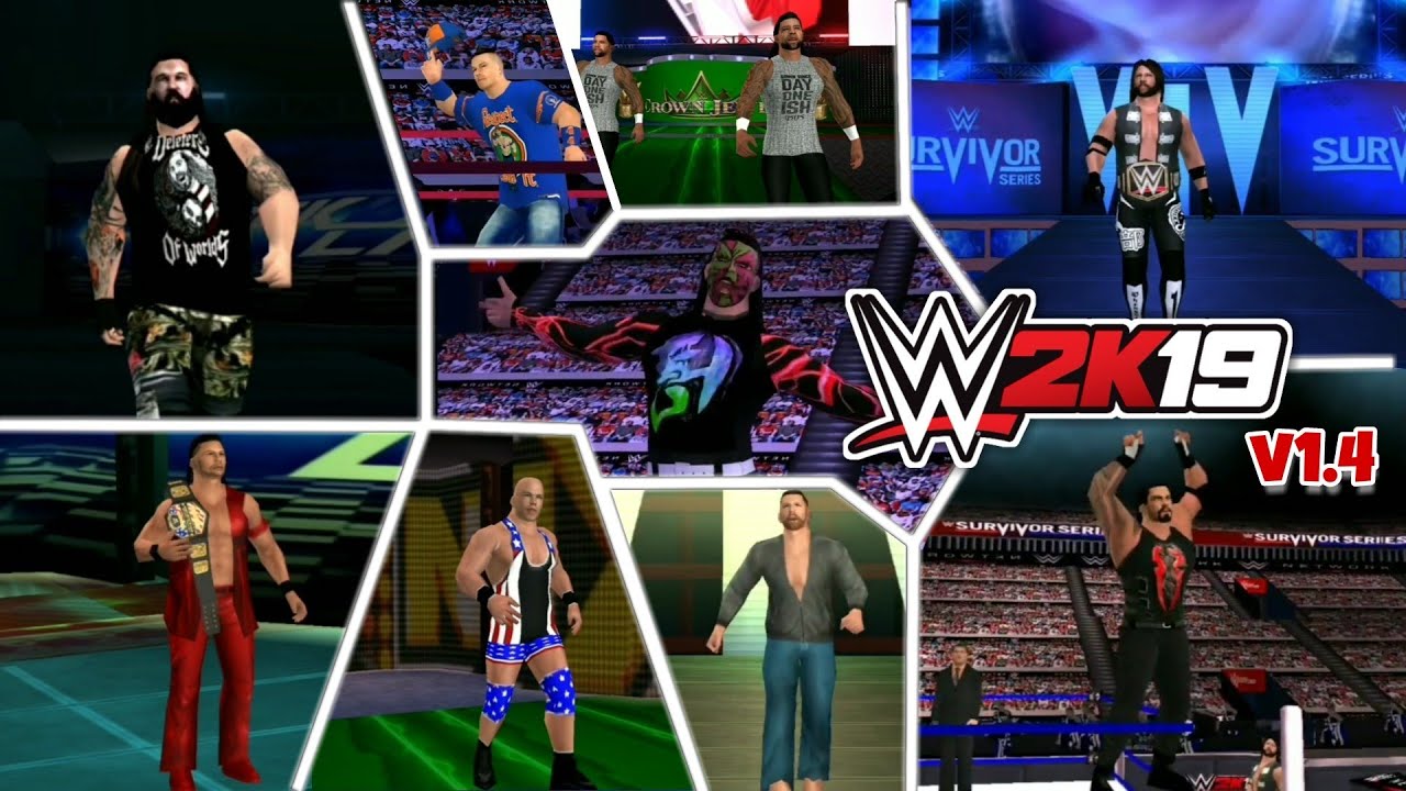 WWE 2k19 psp mod v1.4 for svr 11 released - YouTube