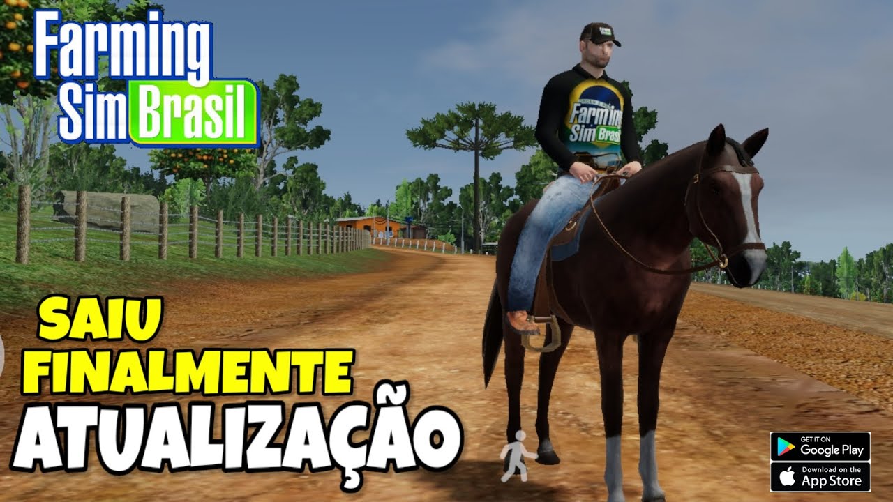 FARMING SIM BRASIL - SAIU FINALMENTE A MOVA ATUALIZAÇÃO MINHA PRIMEIRA ...