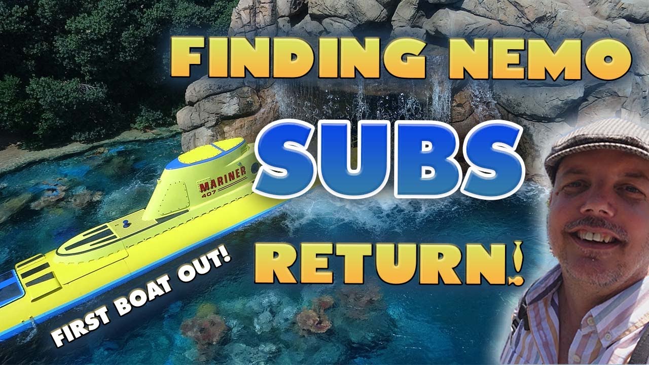 First boat out on the Finding Nemo Subs | We're back and it's BEAUTIFUL ...