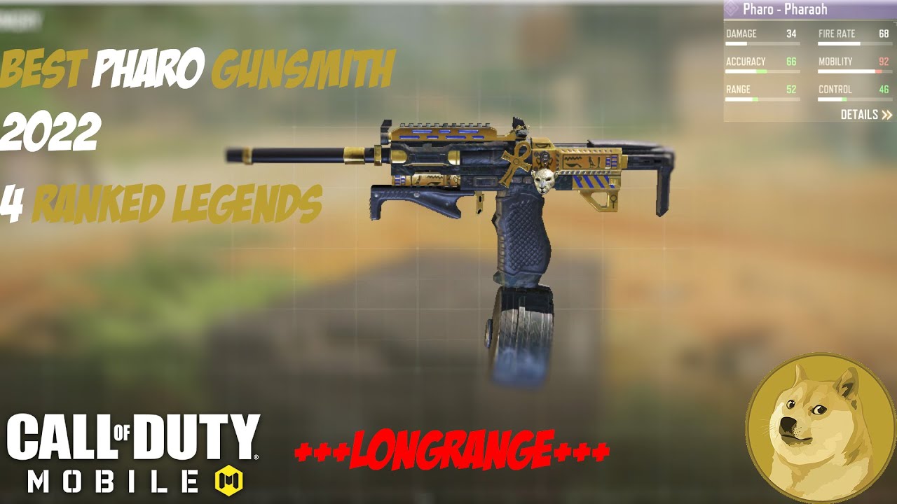 PHARO is on FIRE!!! BEST pharo gunsmith 2022 season 5 codm - YouTube