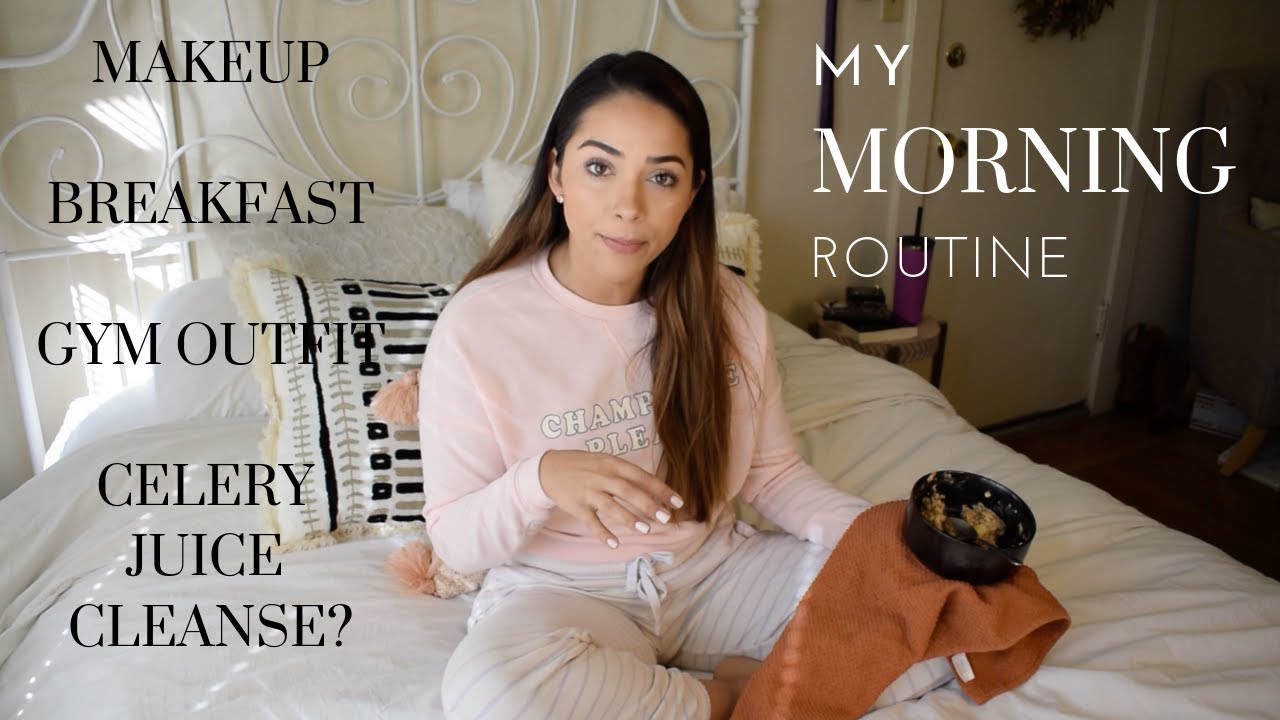 My Morning Routine! - Makeup, breakfast & More! - YouTube