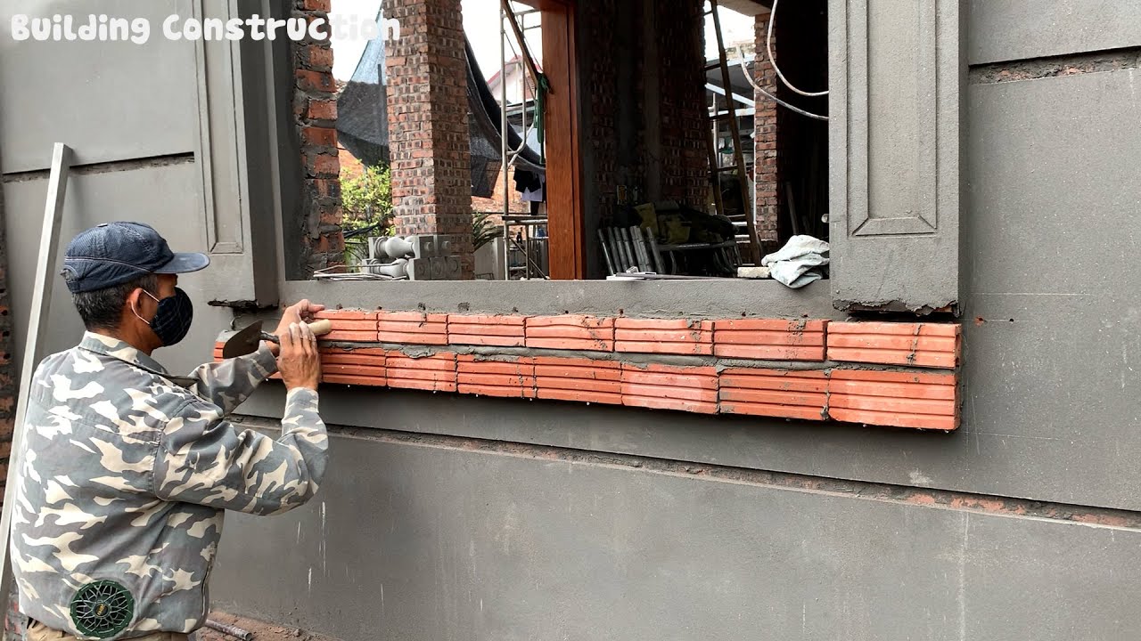 Beautiful And Modern Techniques For Decorating Windows With Bricks And ...