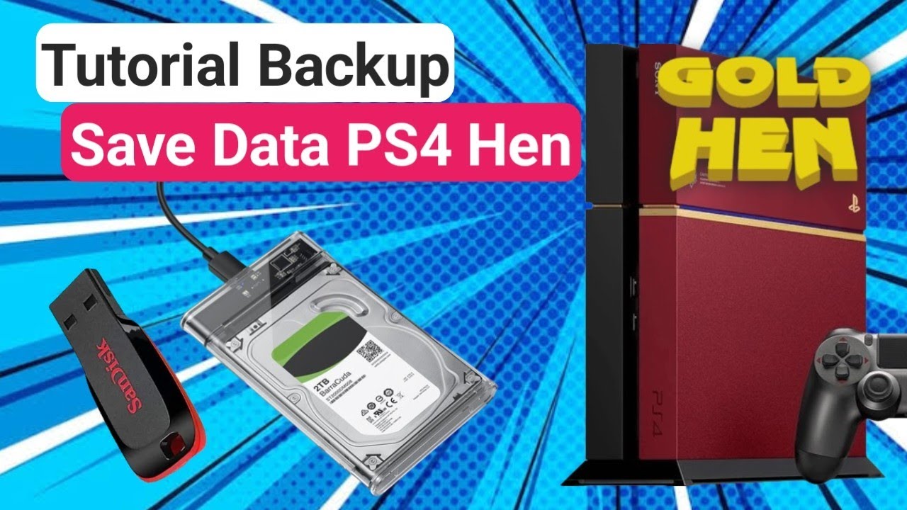 [PS4] Tutorial how to Backup Save Data PS4 Hen - YouTube