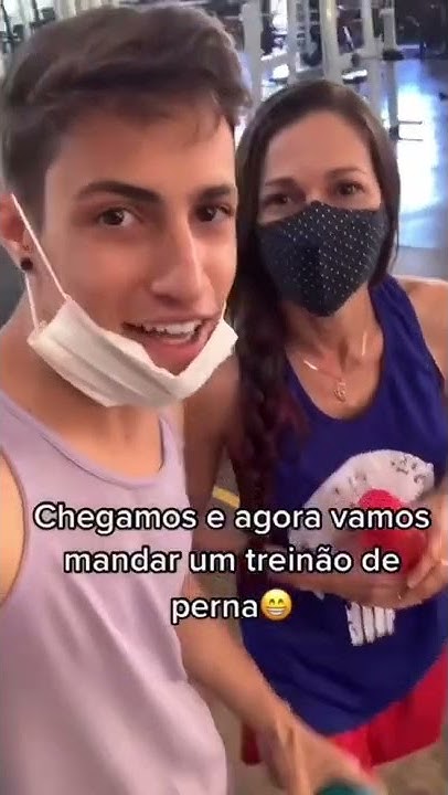 Desafio fui pra academia com a roupa da minha mãe e ela com a minha😱 #shorts - YouTube