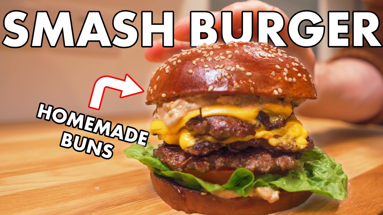 A Simple Smash Burger | RECIPE Included - YouTube