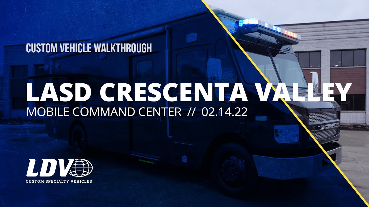 LASD Crescenta Valley (CA) Mobile Command Center - YouTube