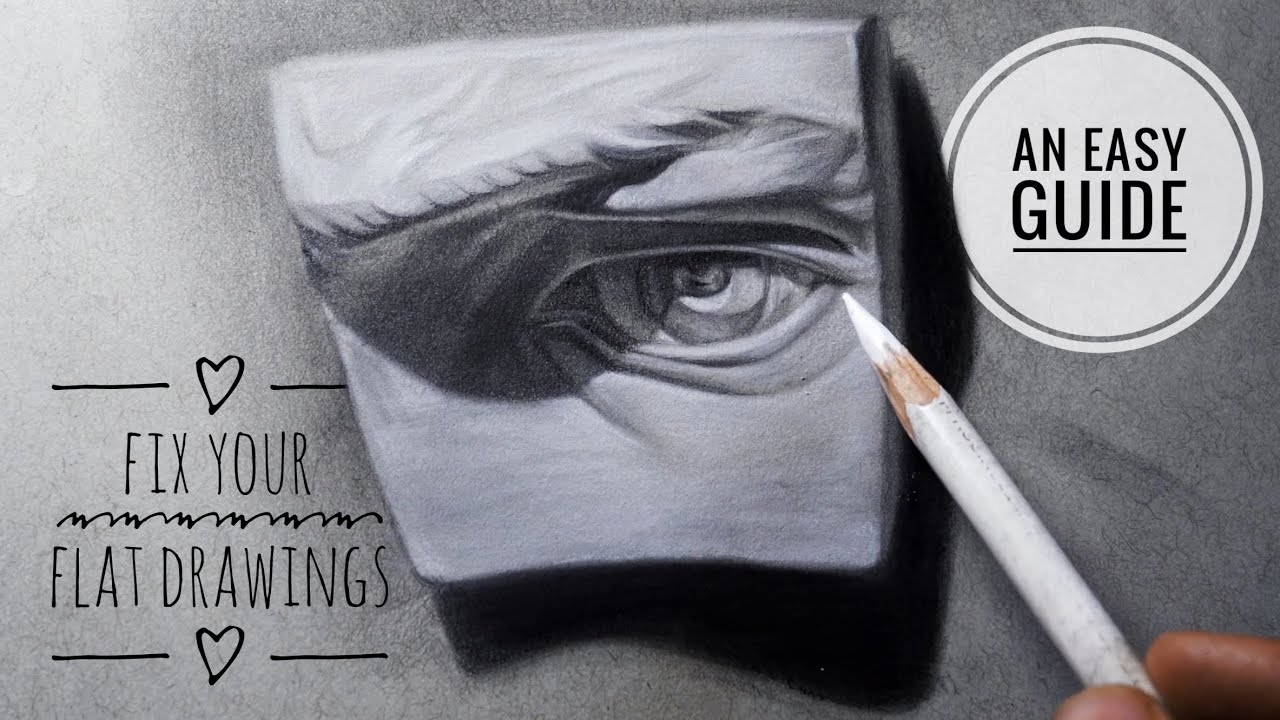 How to fix your FLAT DRAWINGS - Beginner friendly guide - YouTube