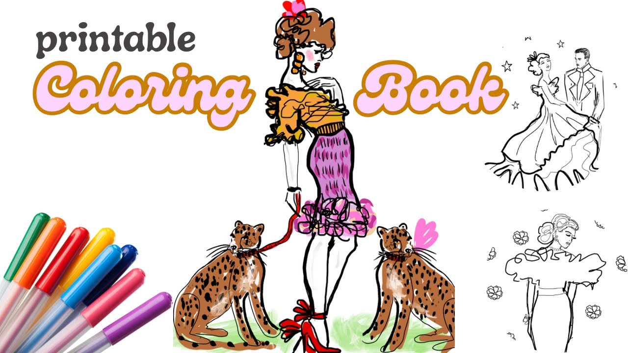 I MADE A COLORING BOOK - Color with Me! - YouTube