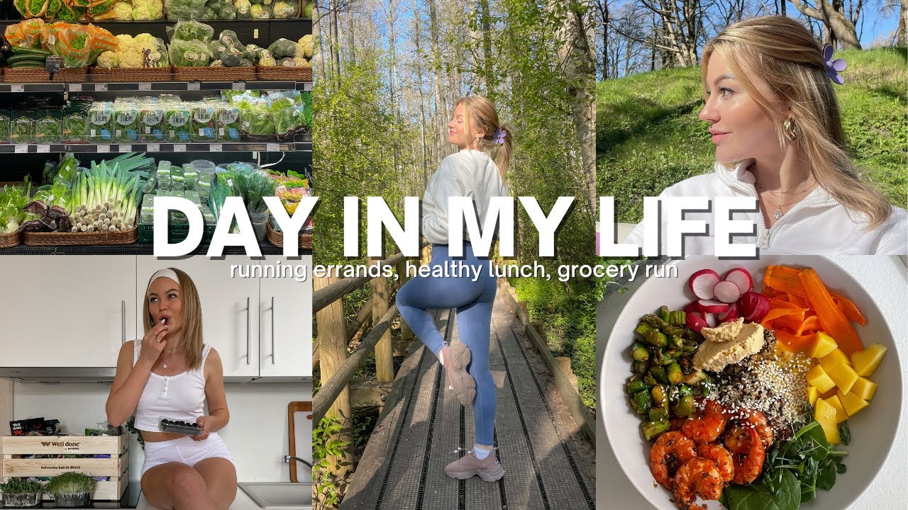 VLOG | day in my life, running errads, bed hunt, healthy lunch, Daisy ...