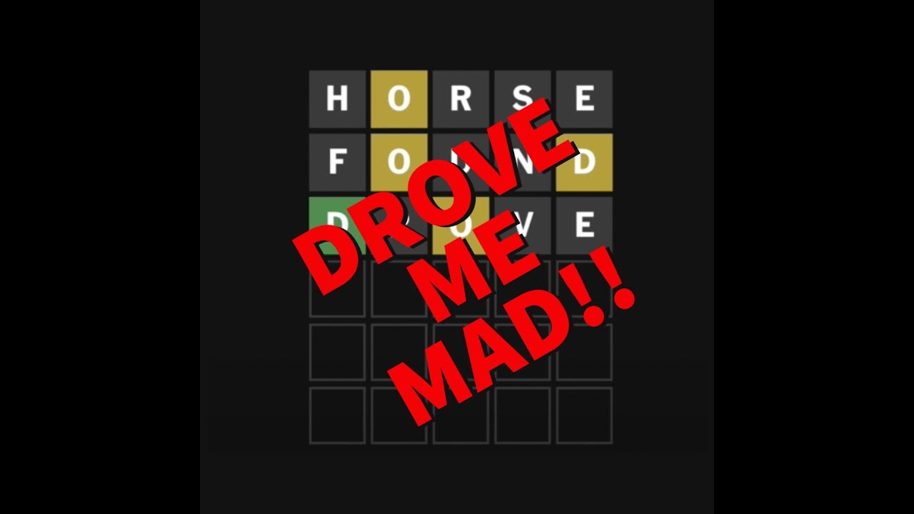 Wordle DROVE Me Mad YouTube wordle-drove-me-mad-youtube