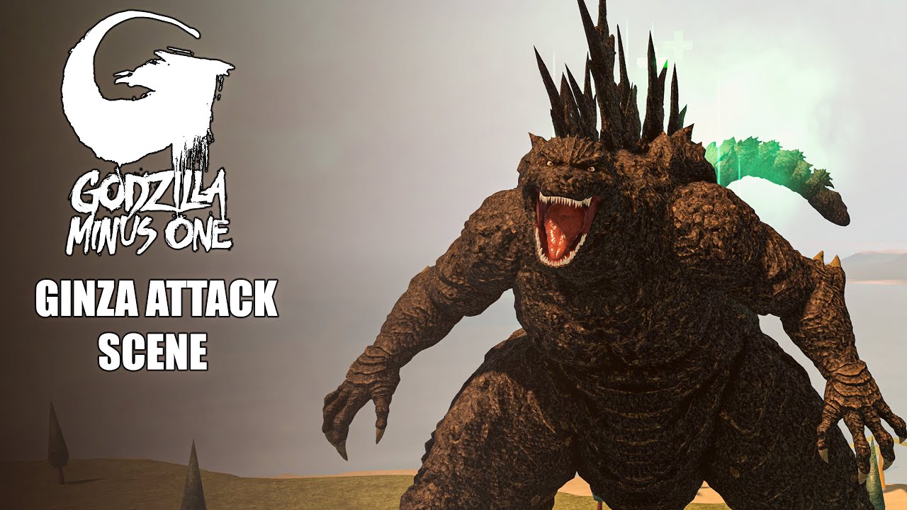 Godzilla Minus One Ginza Attack Scene Roleplay In Kaiju Universe ...
