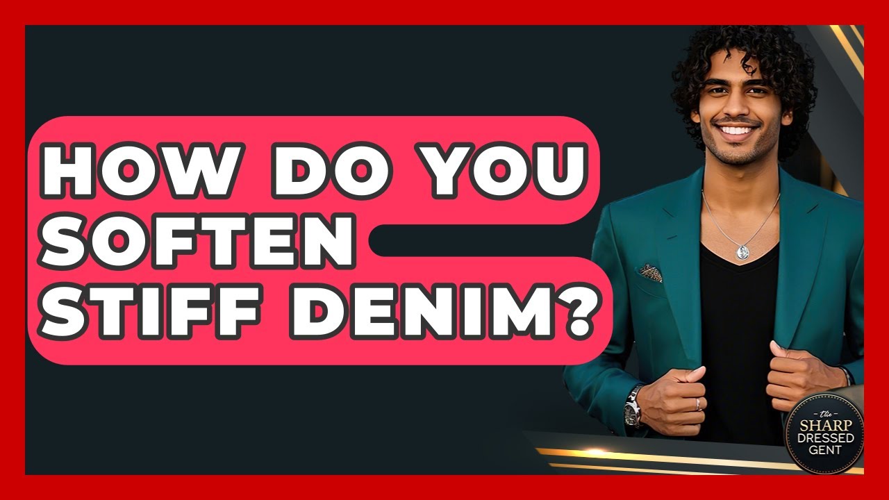 How Do You Soften Stiff Denim? - The Sharp Dressed Gent - YouTube