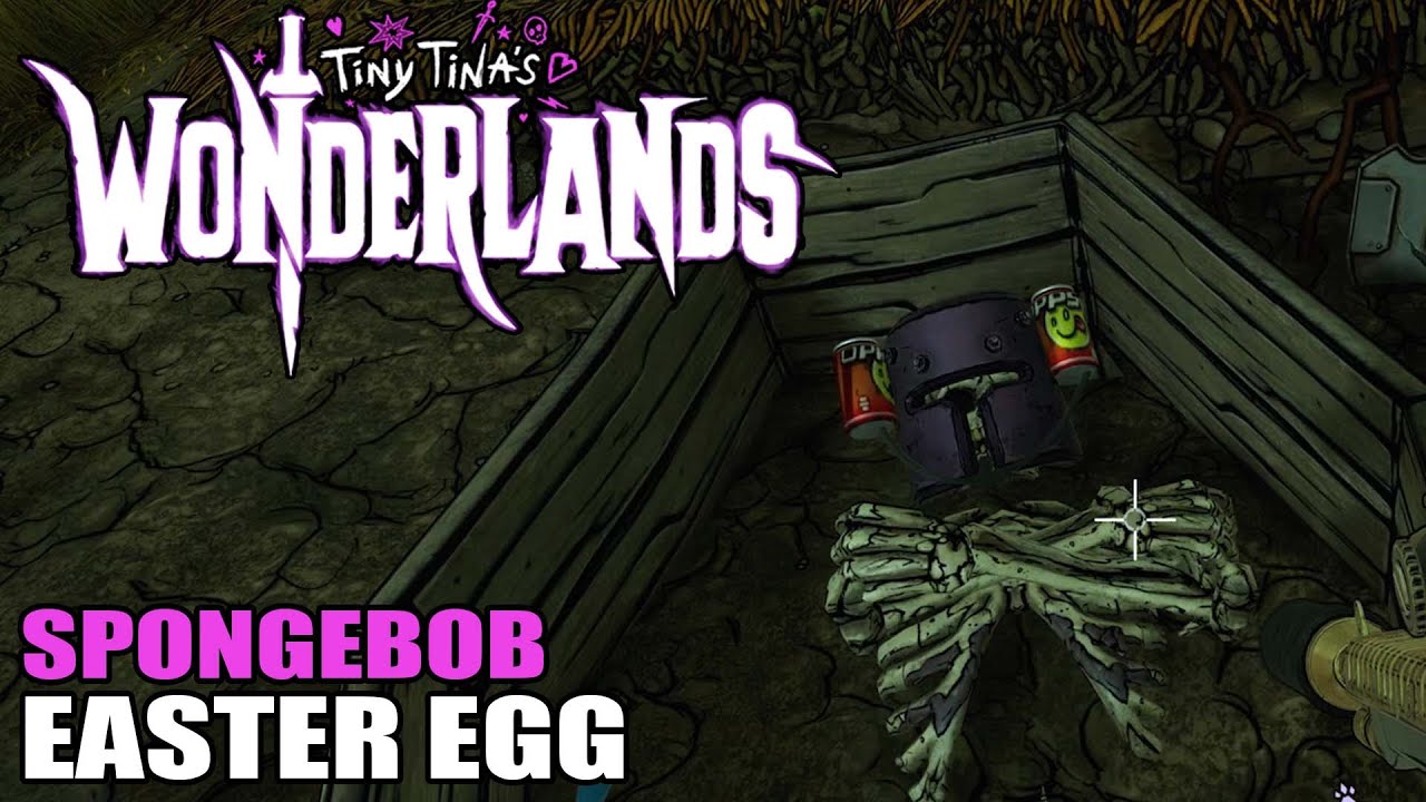 Tiny Tina's Wonderlands - SpongeBob Easter Egg (Smitty Werben Man ...
