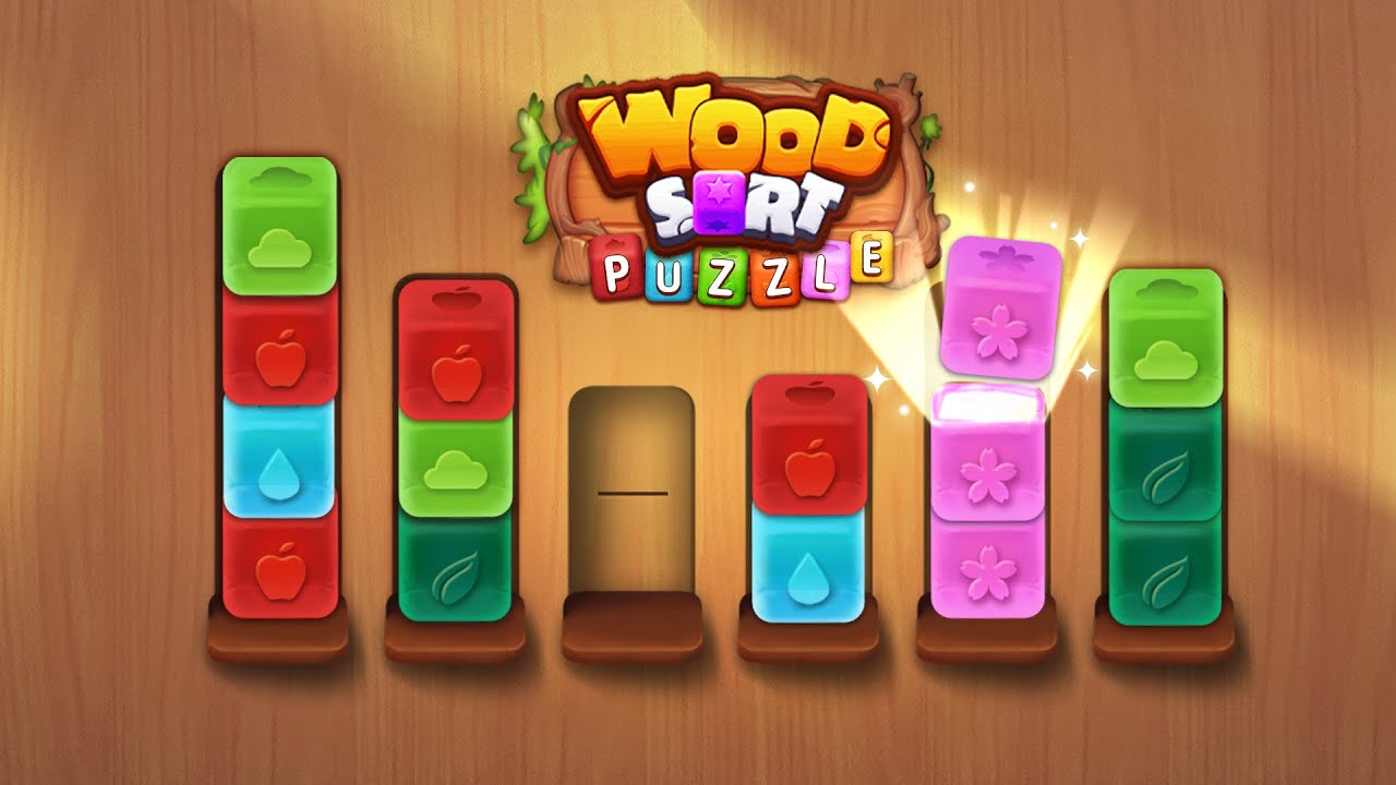 Wood Sort: Color Block Puzzle - YouTube