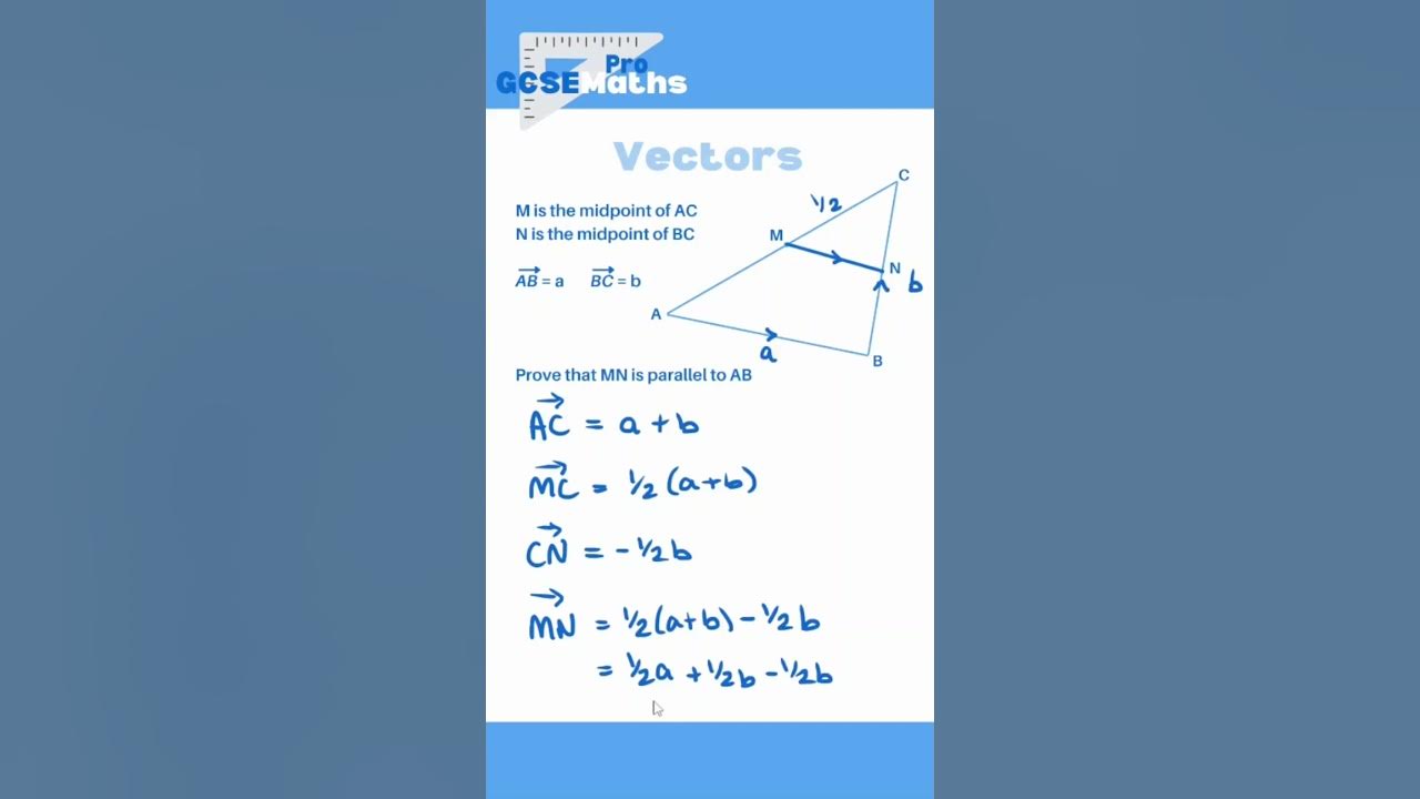 Vectors Geometry #gcsemaths #maths #geometry #algebra #examtips # ...