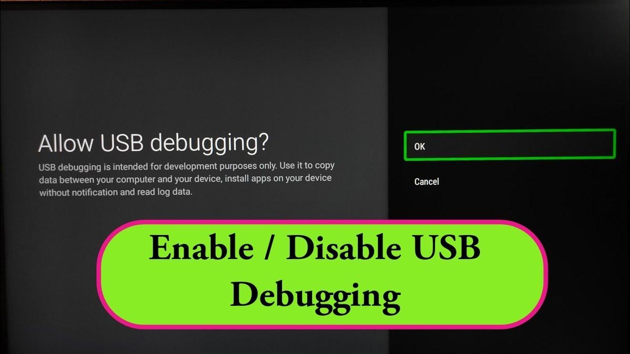 ACER Smart Google TV : How to Enable or Disable USB Debugging Mode - YouTube