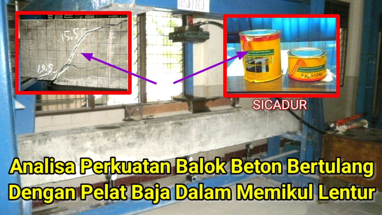 ANALISA PERKUATAN BALOK BETON BERTULANG DENGAN PELAT BAJA DALAM MEMIKUL ...