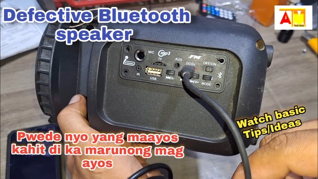 Defective na Bluetooth speaker. Di mo kay langan itapon yan, Pwede mong ...