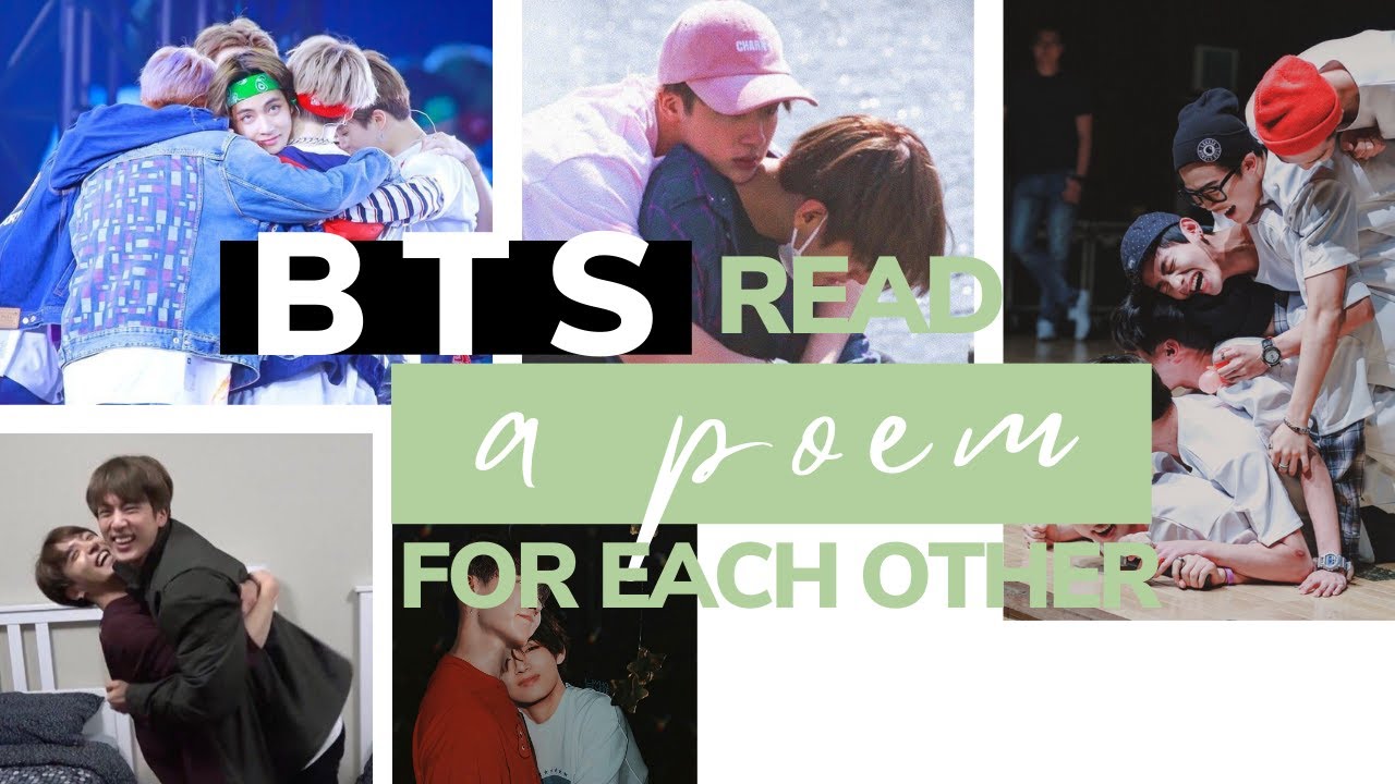 jungkook cried - bts read a poem for each other | [eng sub] - YouTube