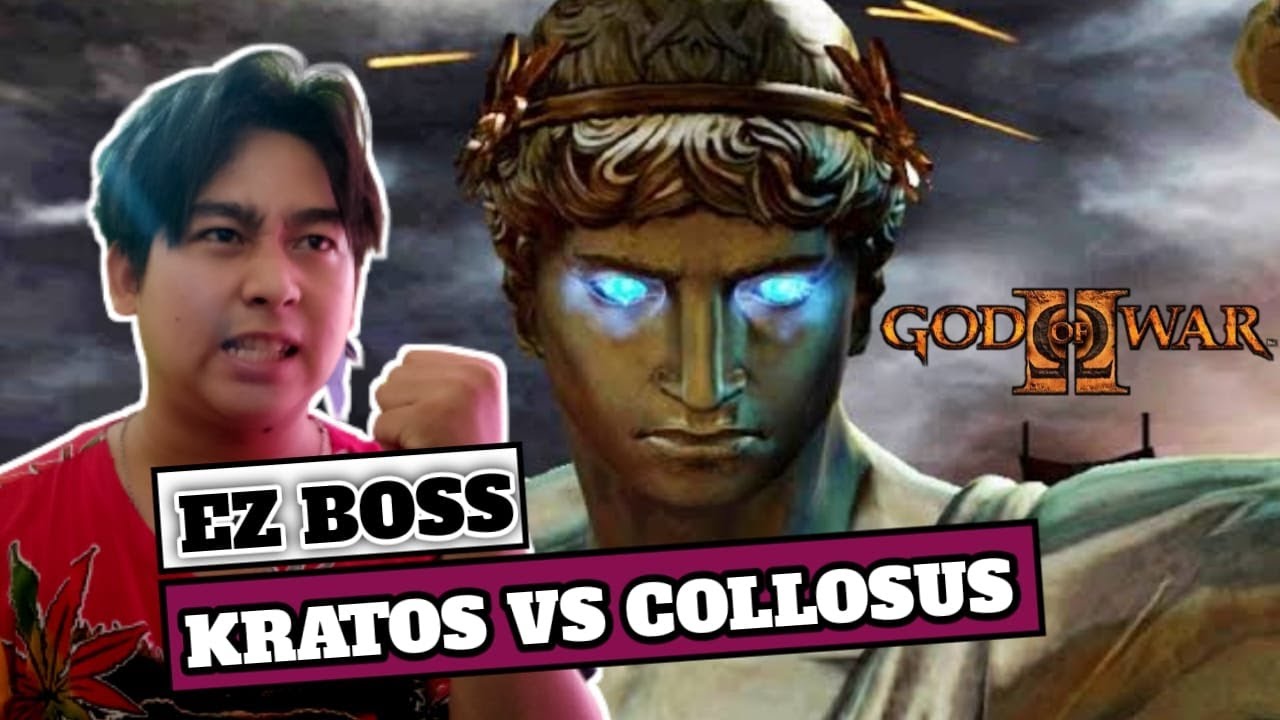 KRATOS MELAWAN PATUNG COLOSSUS OF RHODES - God of War 2 - YouTube
