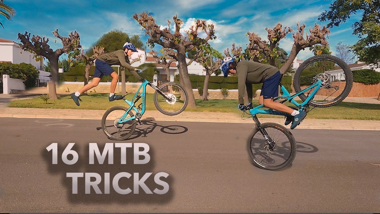 16 MTB TRICKS TO CHALLENGE YOUR FRIENDS - YouTube