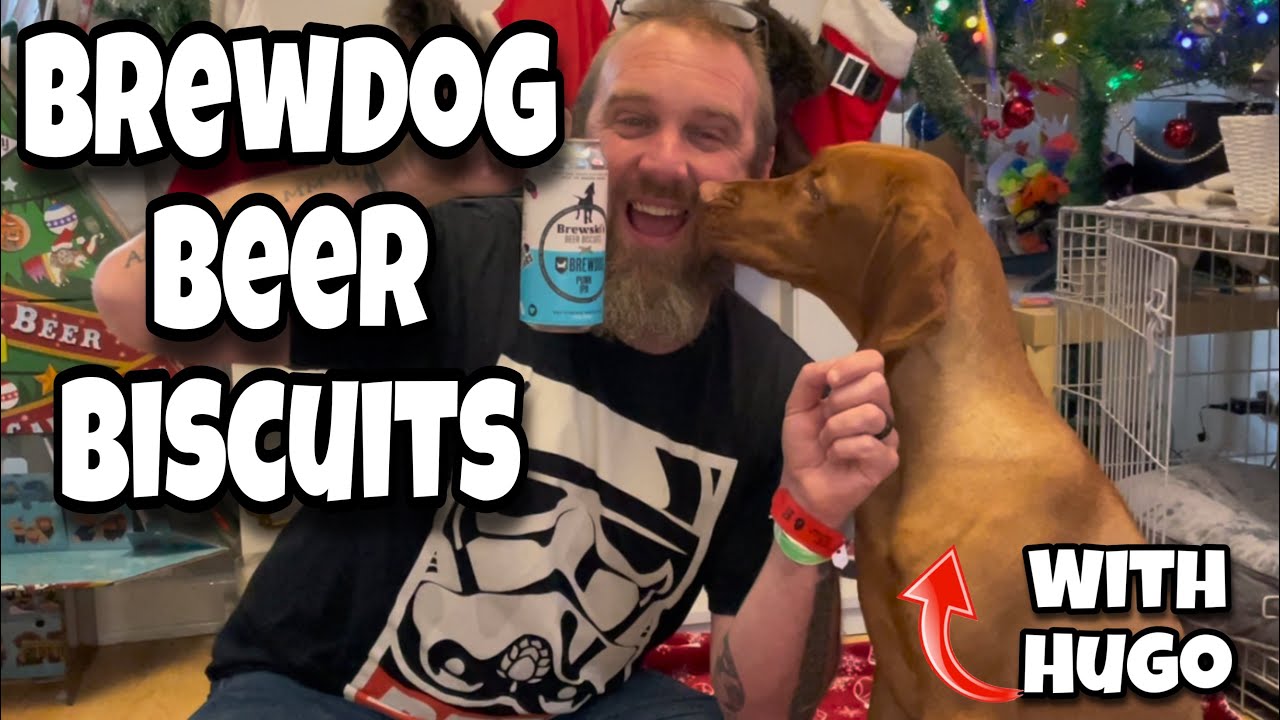 Brewdog Beer Biscuits With HUGO - Man Eats Dog Biscuits - YouTube