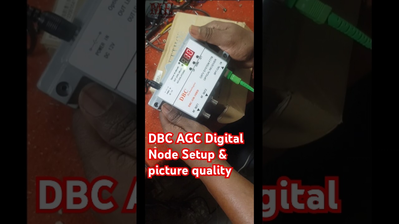DBC Digital Automatic Gain control(AGC) NODE Setup & picture Quality ...