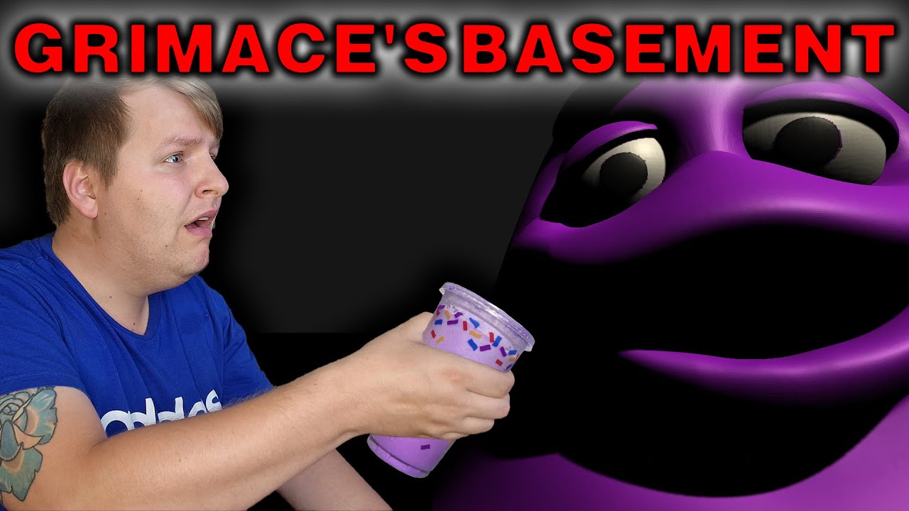 Grimace Shake Is Sus! - Grimace's Basement | Indie Horror Game - YouTube