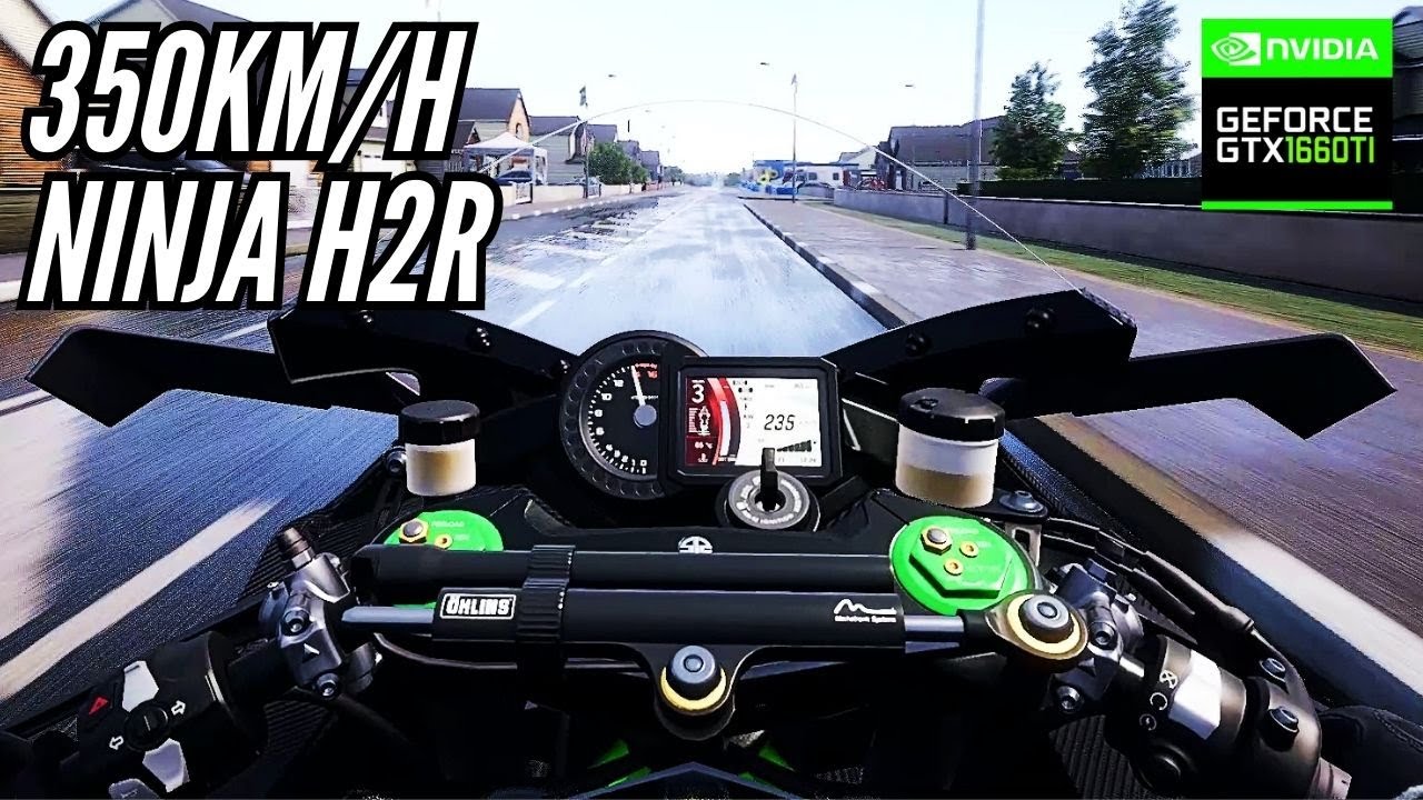 RIDE 4 - NINJA H2R 350KM/H SPEED TEST | MAX SETTING GTX 1660TI - YouTube