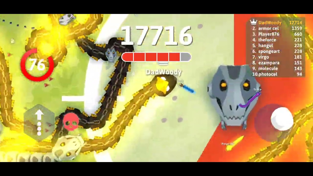 WOW!!! 85,419, my BEST score ever in SNAKE io, hunters map - YouTube