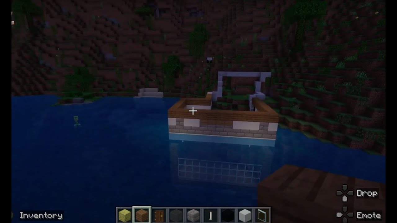 Minecraft A modern under and over waterHouse - YouTube