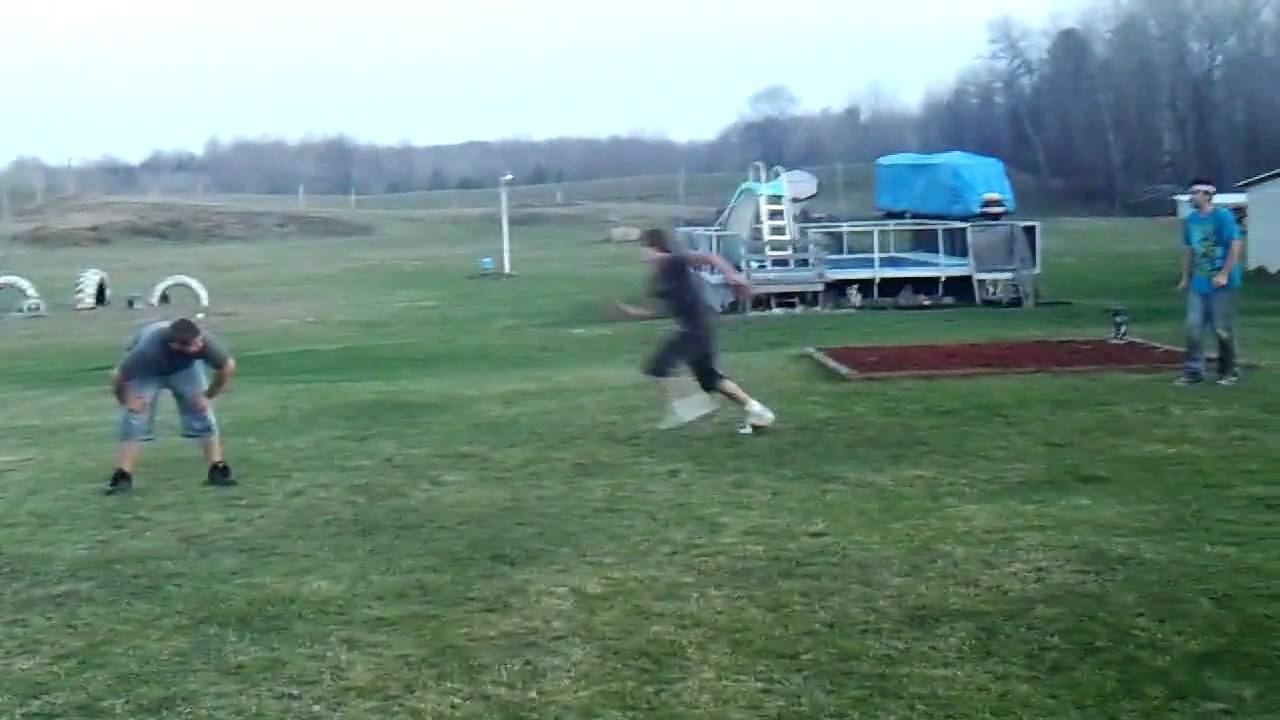 back flip n side flip off someones back - YouTube