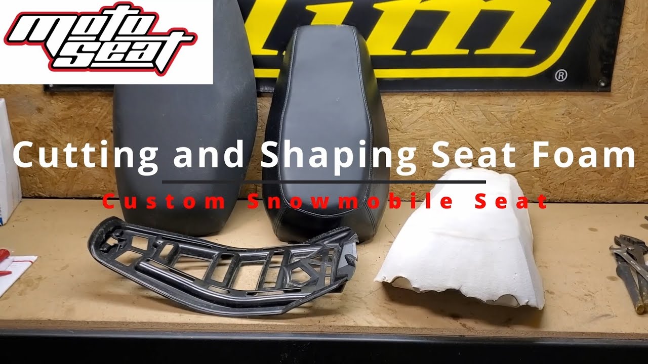 Cutting and Shaping Seat Foam- Making a Custom Snowmobile Seat - YouTube
