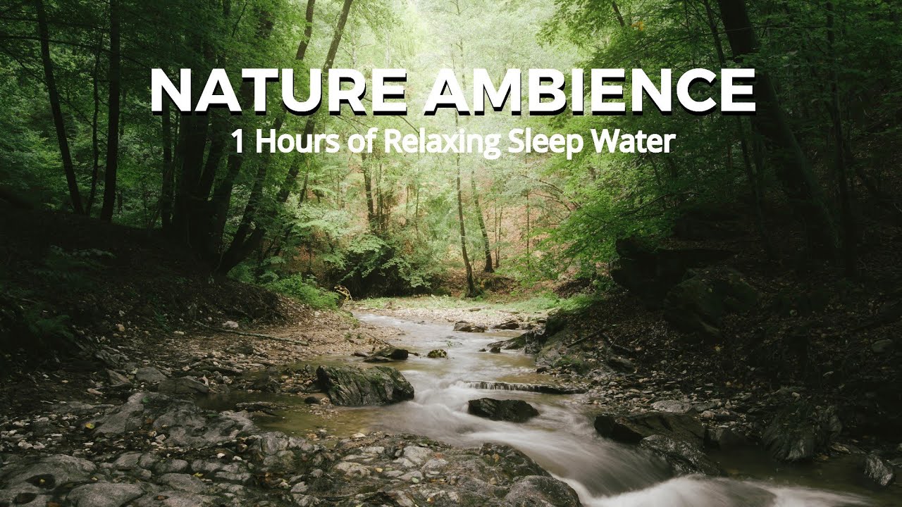 RELAXING SOUNDS FOR SLEEP- Water Sounds For Sleeping - YouTube