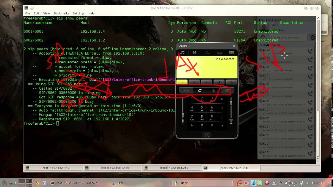 09 Sip Iax2 Trunk Connection الأستركس شرح عربي الحلقة 09 - YouTube