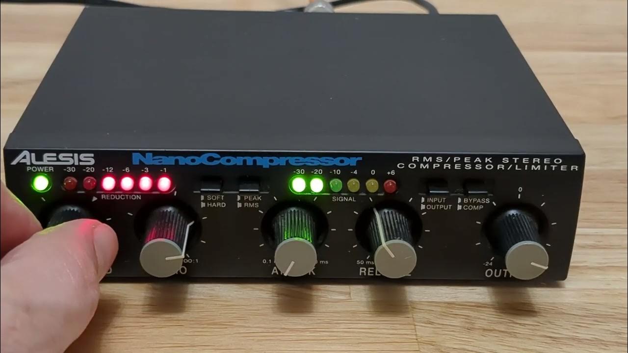 Alesis nano compressor - YouTube