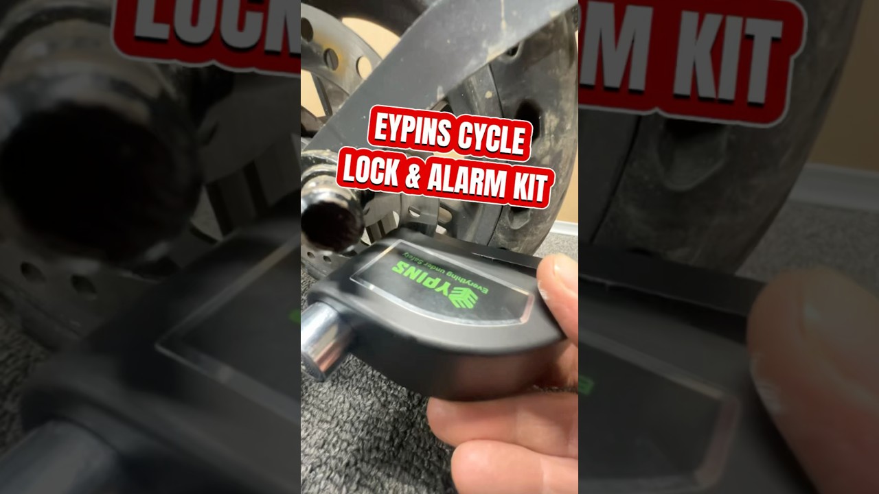 Eypins Cycle lock and alarm. A great way to secure your bike, trike ...