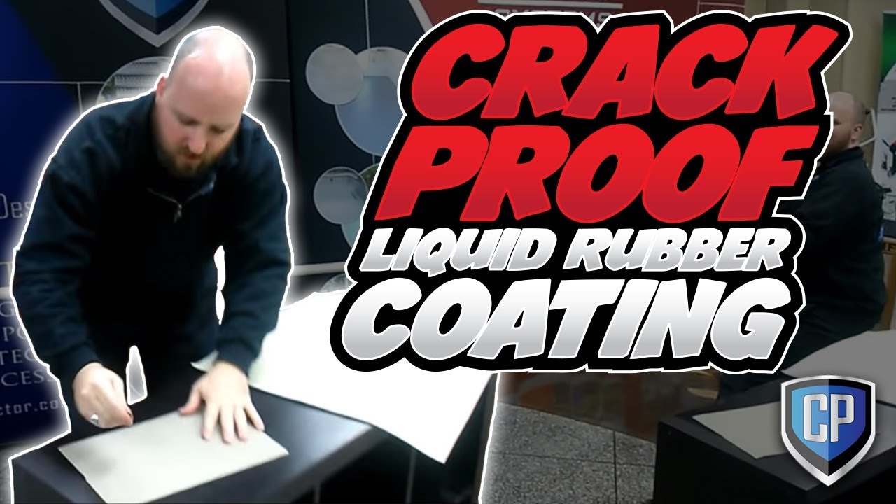 Crack-Proof Liquid Rubber Coating - YouTube
