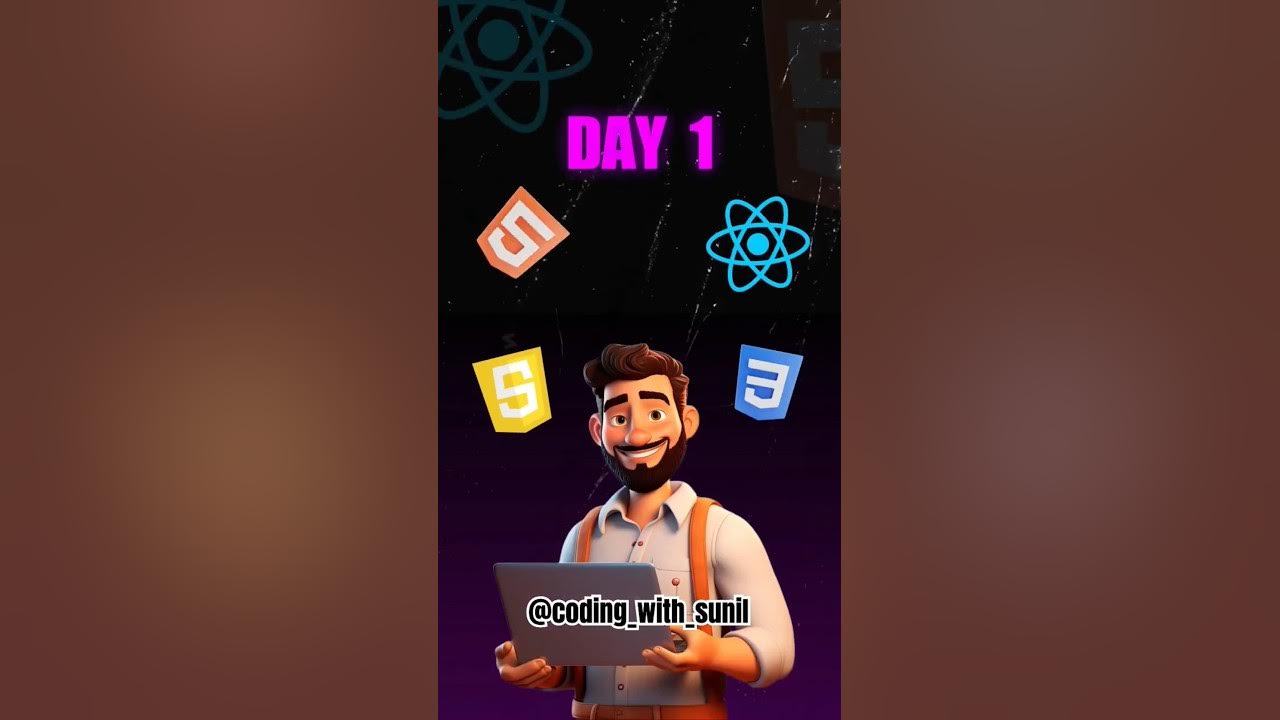 Web developer on the first day #html5 #coding #html5css3 #video #shorts #tranding #dev #coding ...