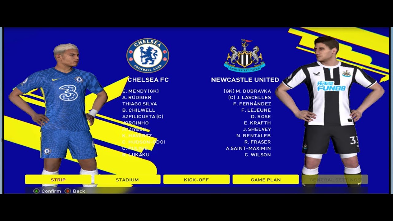 pes 2017 gameplay chelsea fc vs newcastle united - YouTube