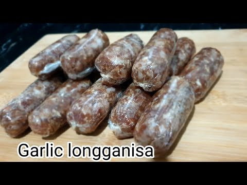 How to make Skinless Garlic Longganisa - YouTube