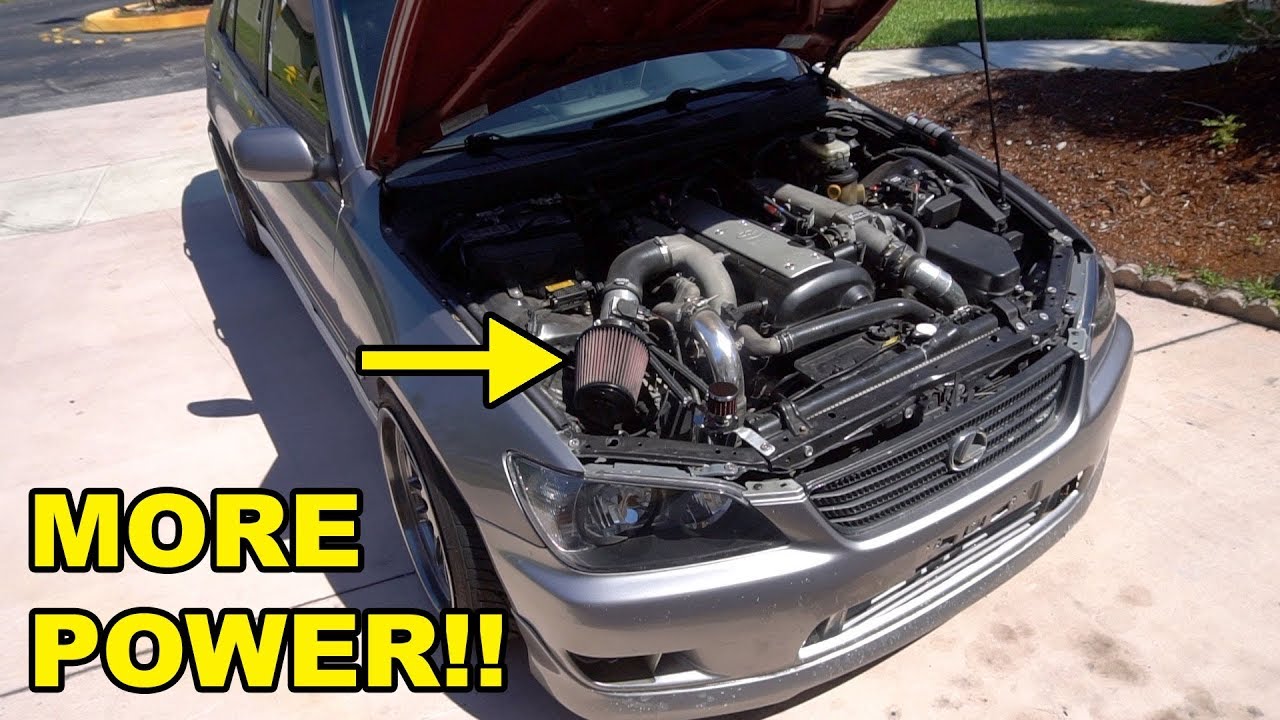 Clean Intake = More Horsepower?? 1JZ IS300 - YouTube